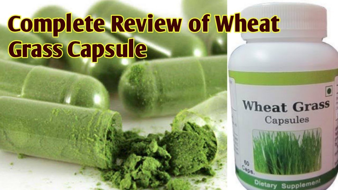 Wheat Grass supplement Review - YouTube