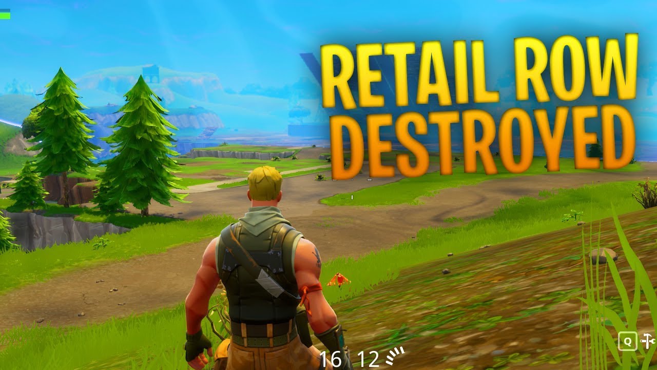 RETAIL ROW DESTROYED !!!!! - YouTube
