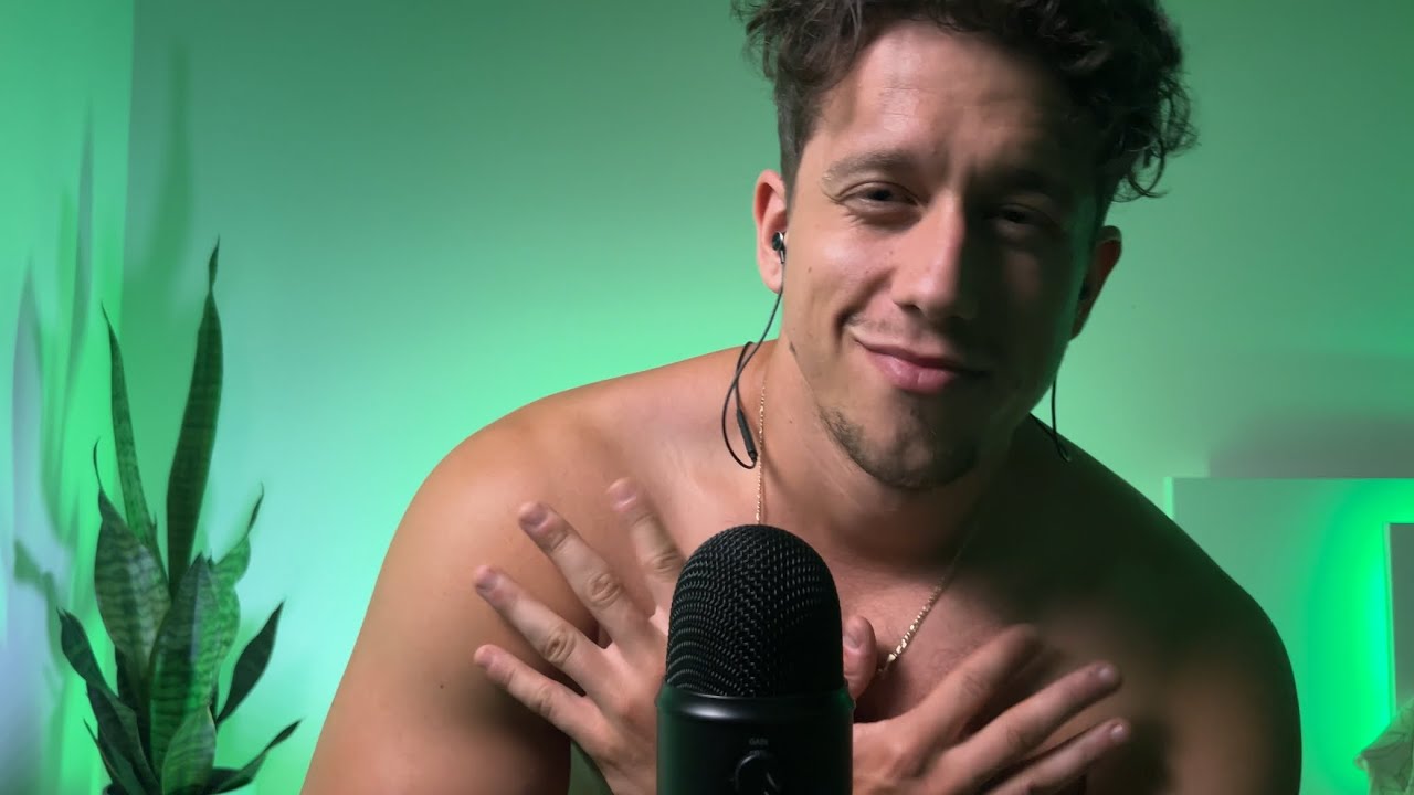 Relaxing chest tapping and scratching ASMR - YouTube