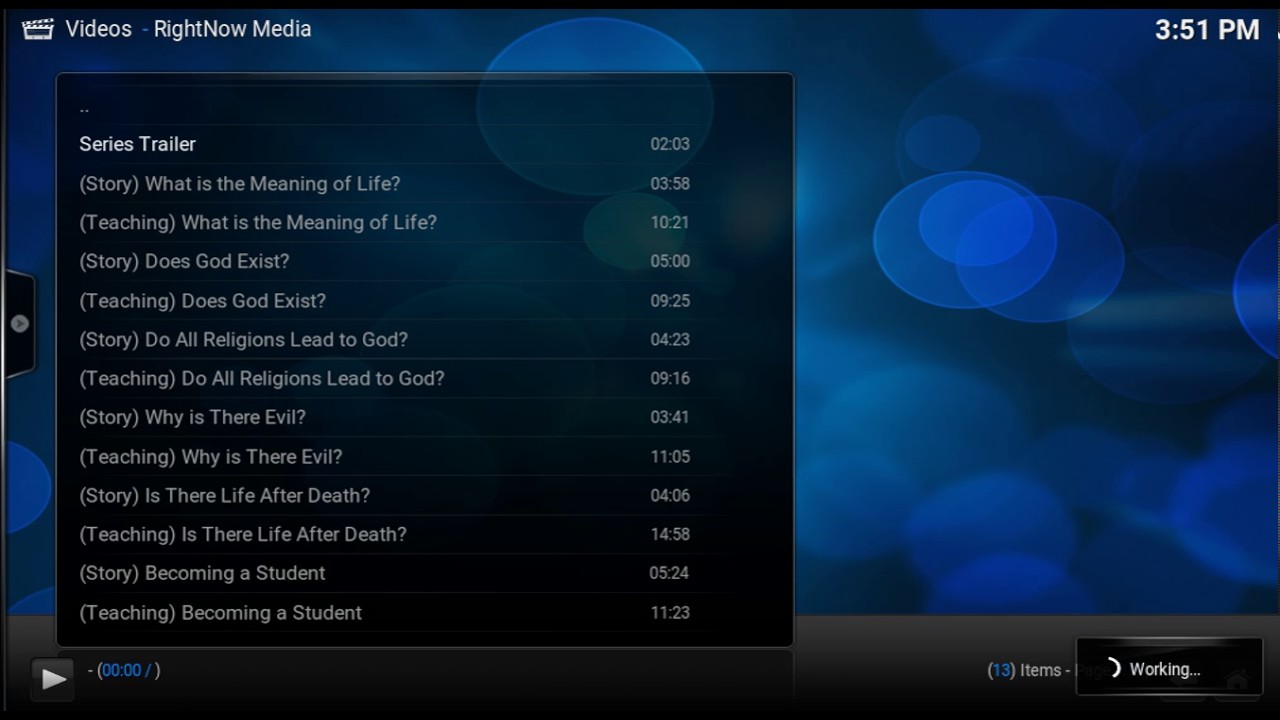 Kodi plugin for RightNow Media (no audio) - YouTube