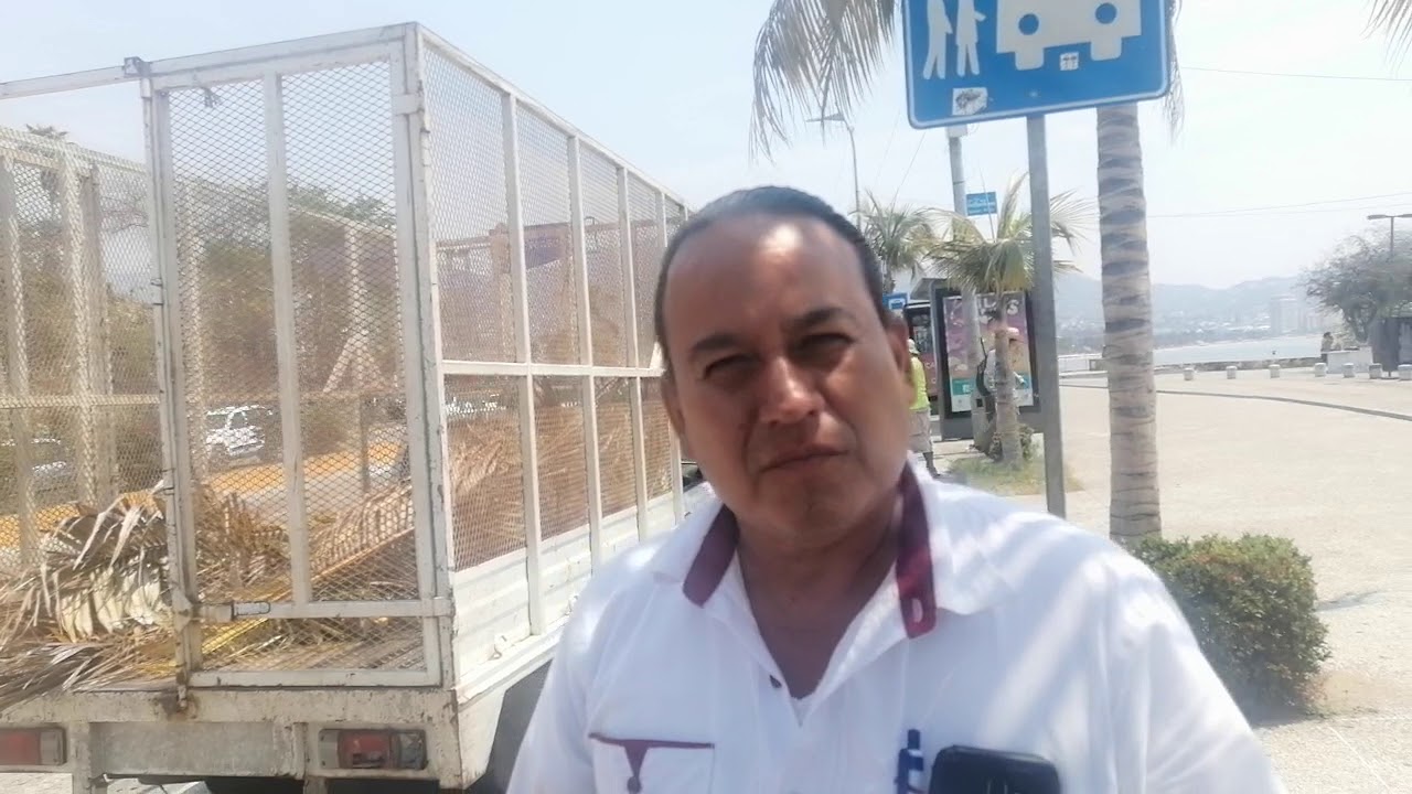 Alejandro Sotelo, diréctior de areas verdes de Acapulco, Guerrero ...