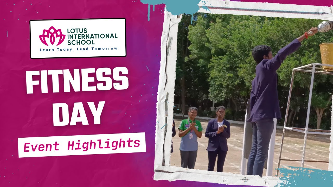 Primary Fitness Day Celebrations | Lotus International School | CBSE ...