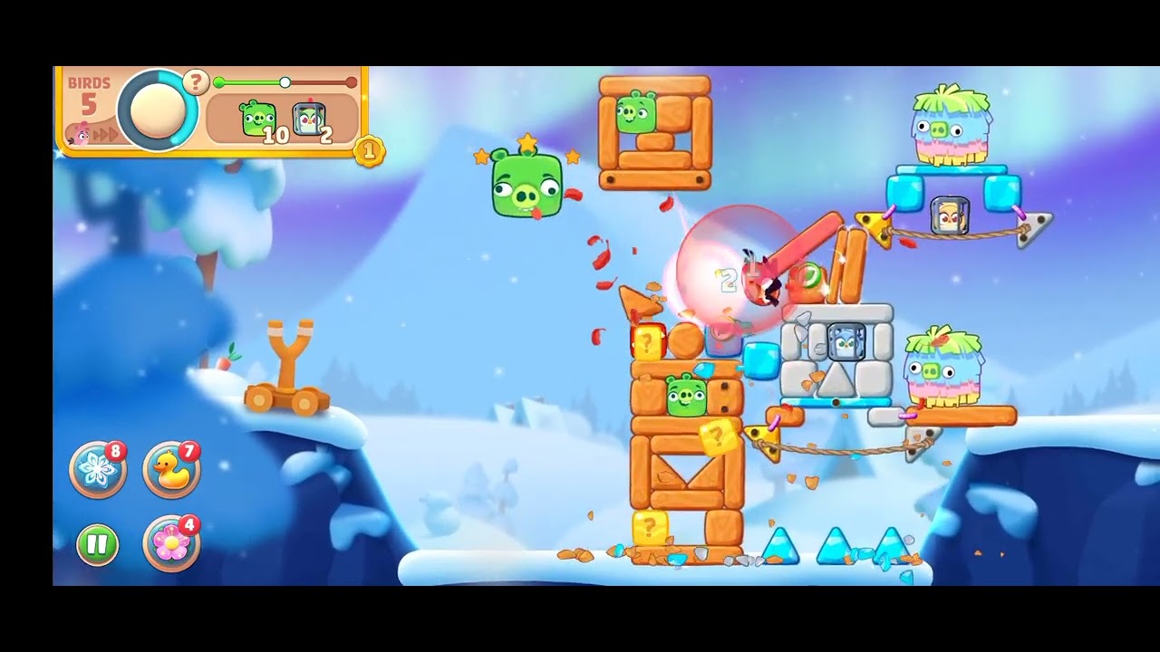 #57 | Angry Birds Mighty Rally | angry birds Snow Adventure | Angry ...