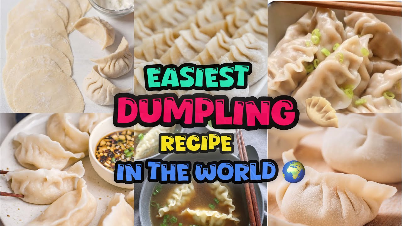 How to make Chinese dumpling/ Easiest dumplings recipe in the world ...