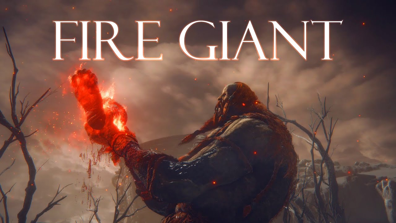 Fire Giant & Burning the Erd Tree (NG+) - YouTube