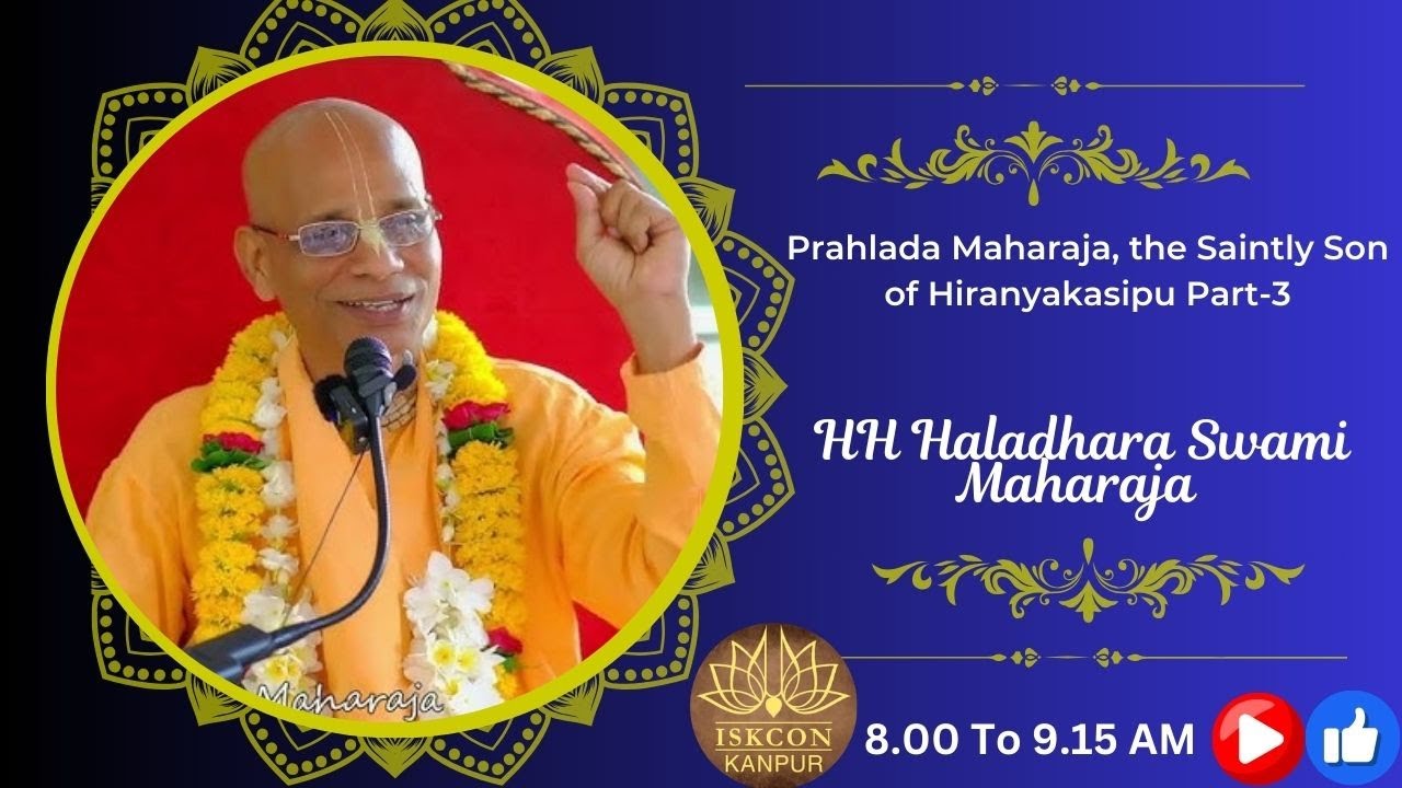 Prahlada Maharaja, the Saintly Son of Hiranyakasipu Part-3 | HH ...