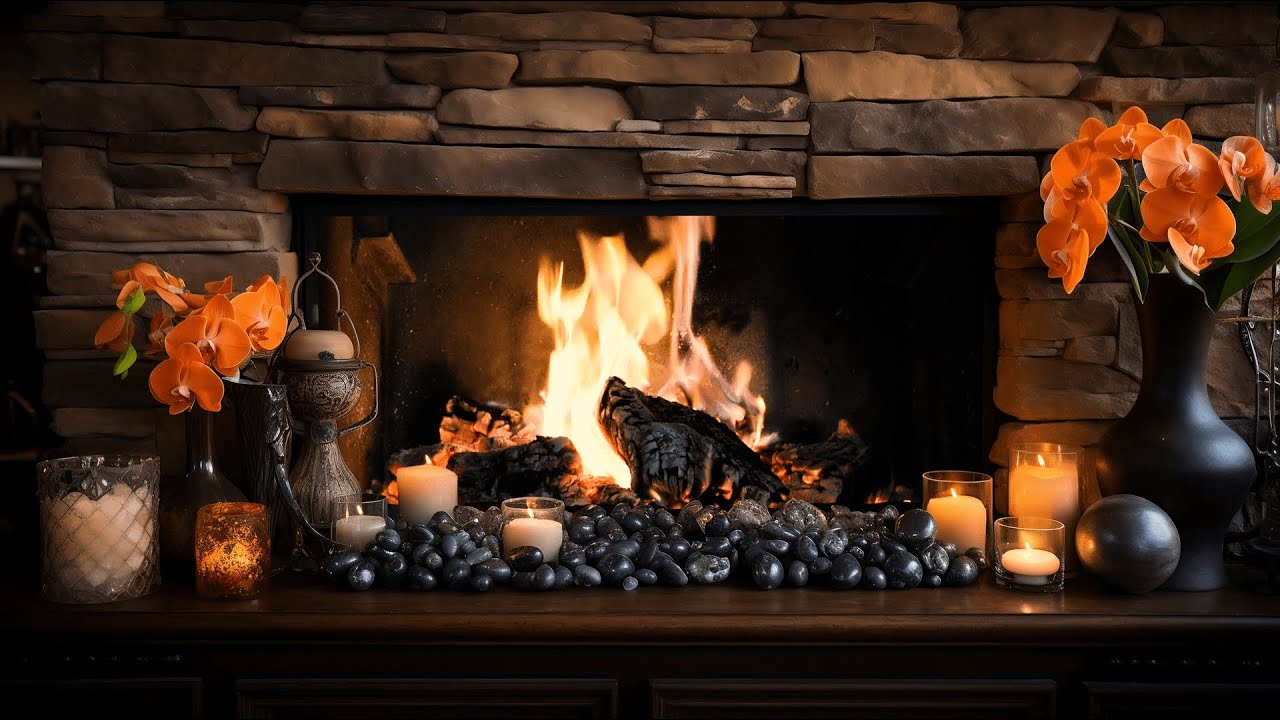 Ultimate Relaxation Fireplace: Soothing Crackle Sounds | Perfect for ...