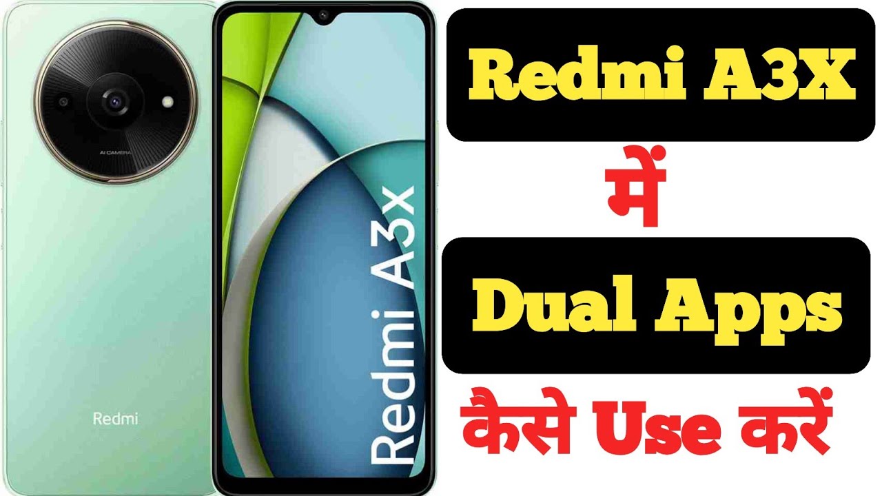 How to create dual apps in Redmi A3X || Redmi A3X me dual apps kaise ...