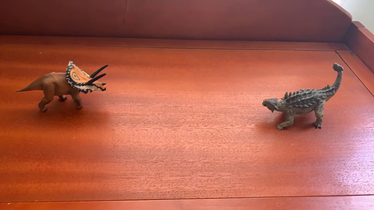 Savage Dinosaur Battles ll Round 1, Battle 10:Torosaurus vs Saichania ...