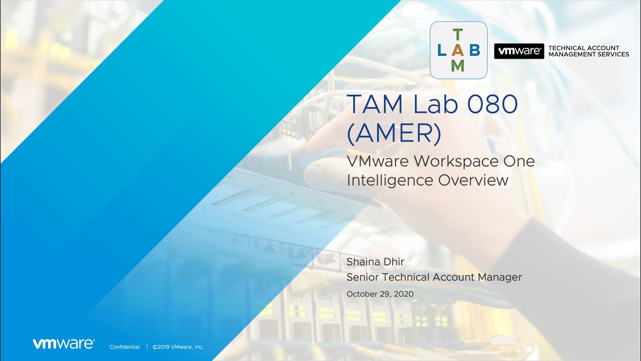 TAM Lab 080 - VMware Workspace One Intelligence Overview - YouTube
