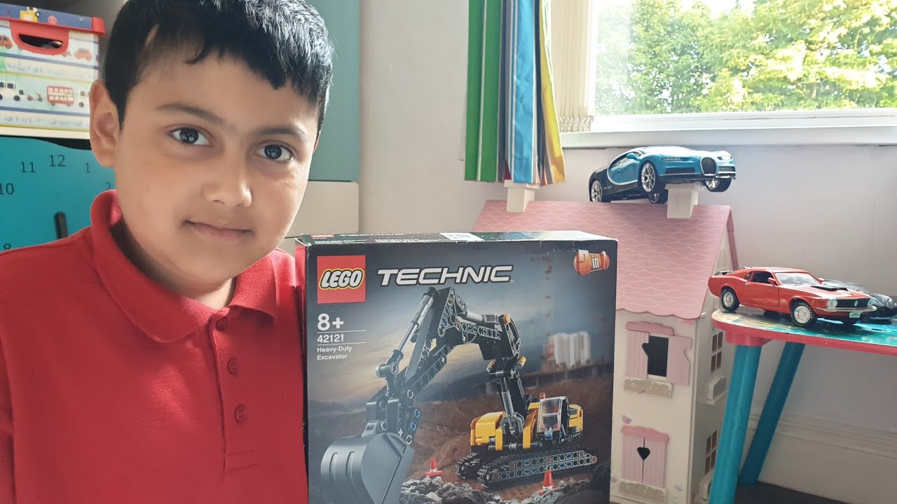 LEGO Technic Heavy-Duty Excavator 4212 Build Part 2 - YouTube