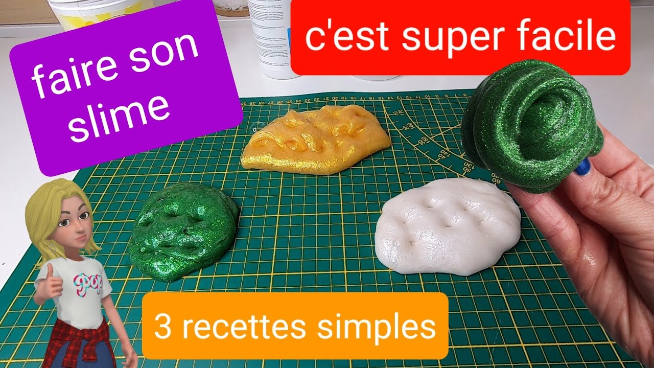 faire du slime facilement- 3 recettes faciles rapides et simples pour ...