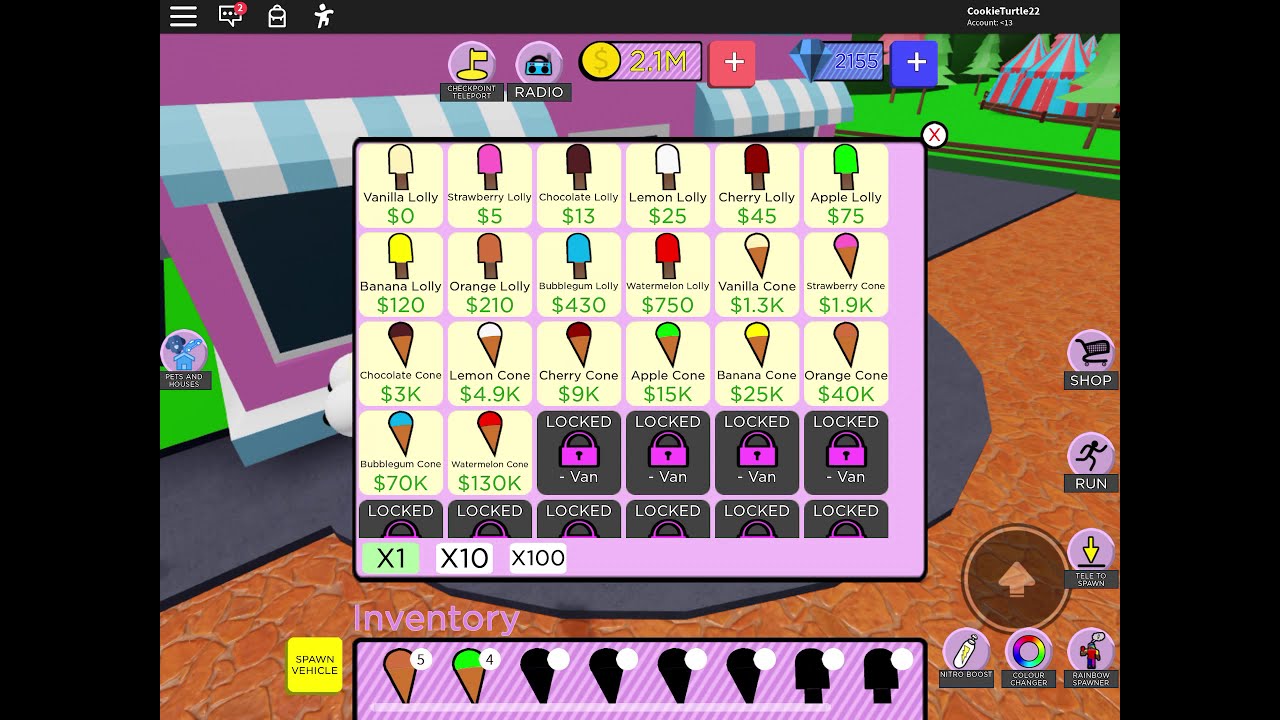 Playing Ice Cream Van simulator - YouTube