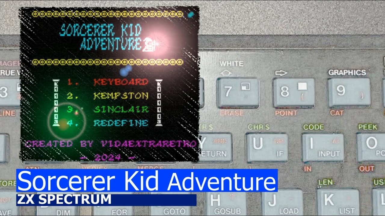 ZX Spectrum -=Sorcerer Kid Adventure=- - YouTube