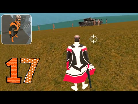 Naxeex Superhero #17 - Army Camp Destroy Gangster , Police Car Driving Open World Android Gameplay