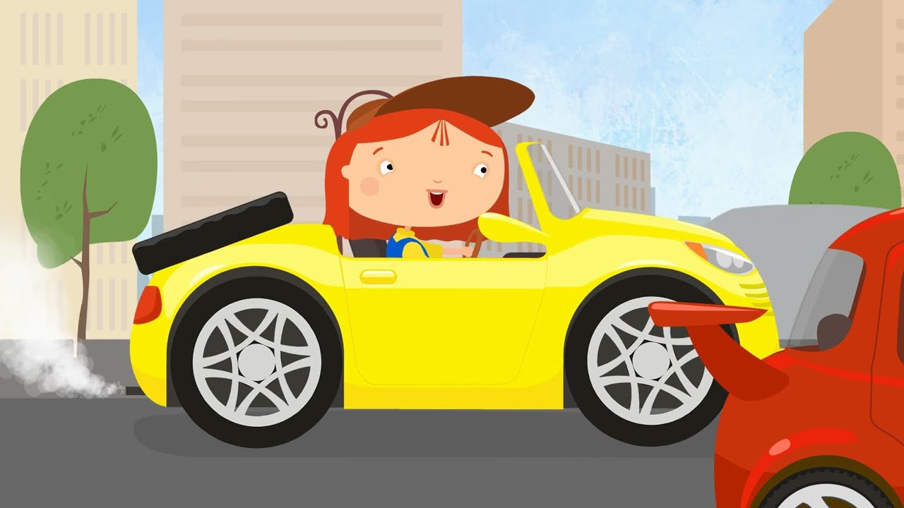 Learn construction vehicles for kids. Animation compilation. A family ...