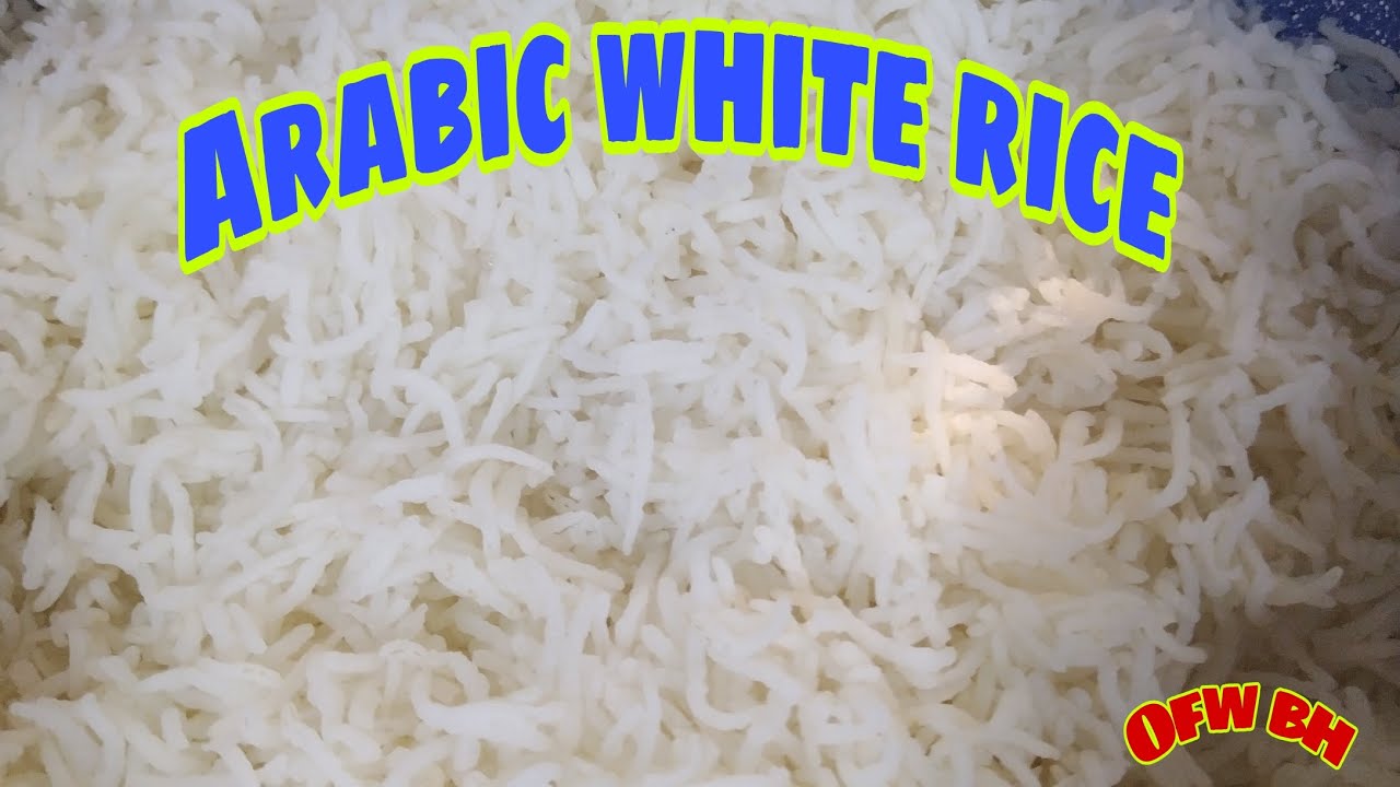 Arabic white rice how to cooked - YouTube