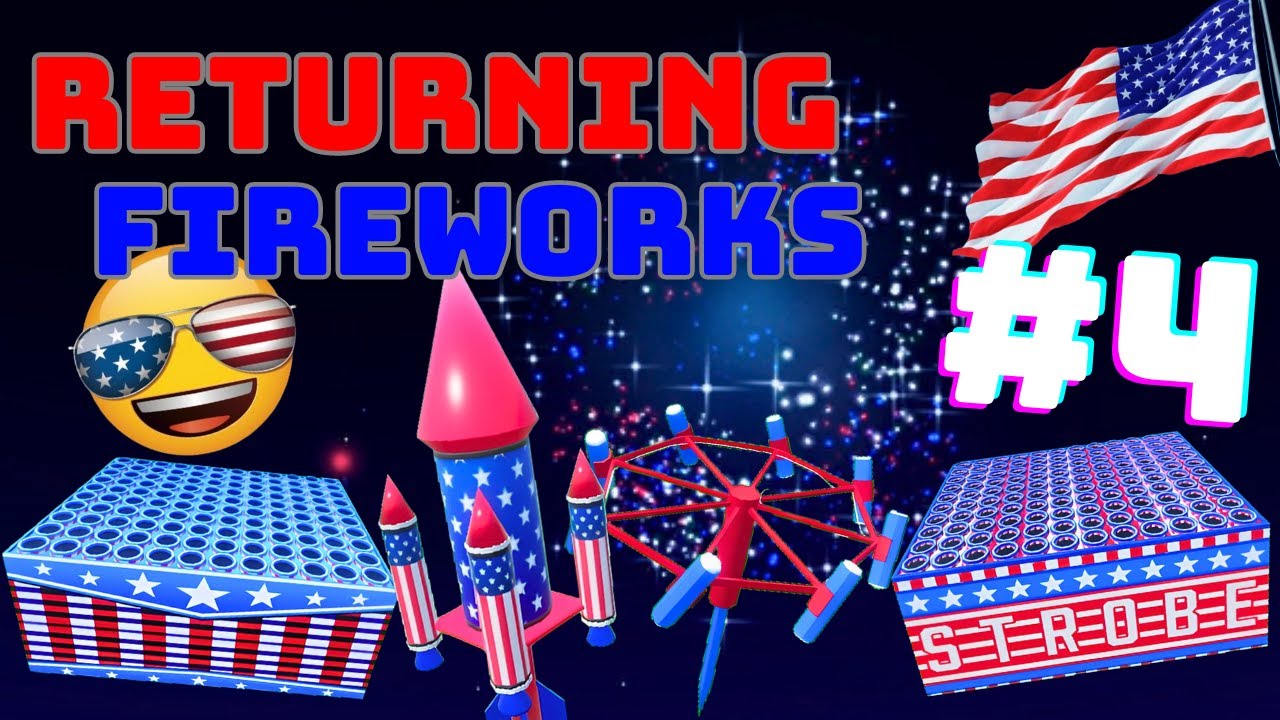Returning 4th of July fireworks #3 in (fireworks playground) Roblox ...