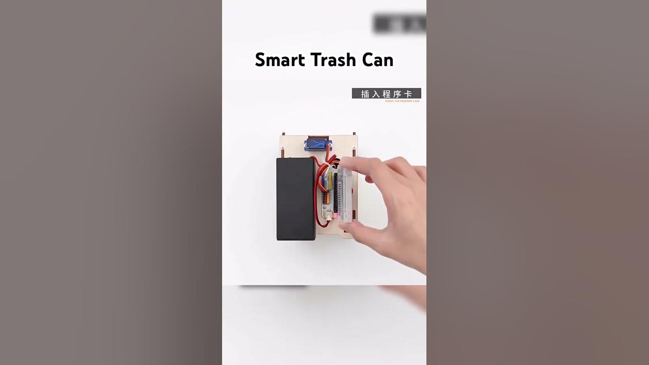 Smart Trash Can C4l Wooden Coding Robot Robotics Steam Stemeducation Arduino Robot Youtube
