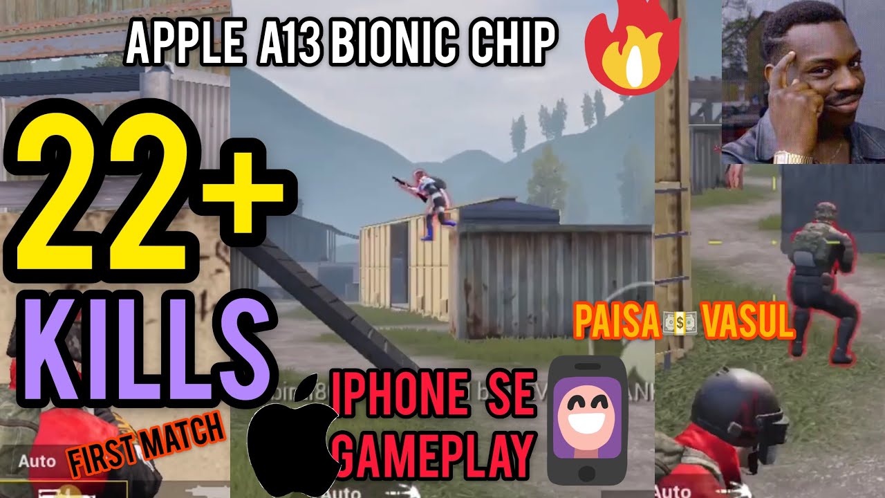 PUBG ON IPHONE SE 2020 | Apple latest IPhone SE Gaming Test | PUBG ...