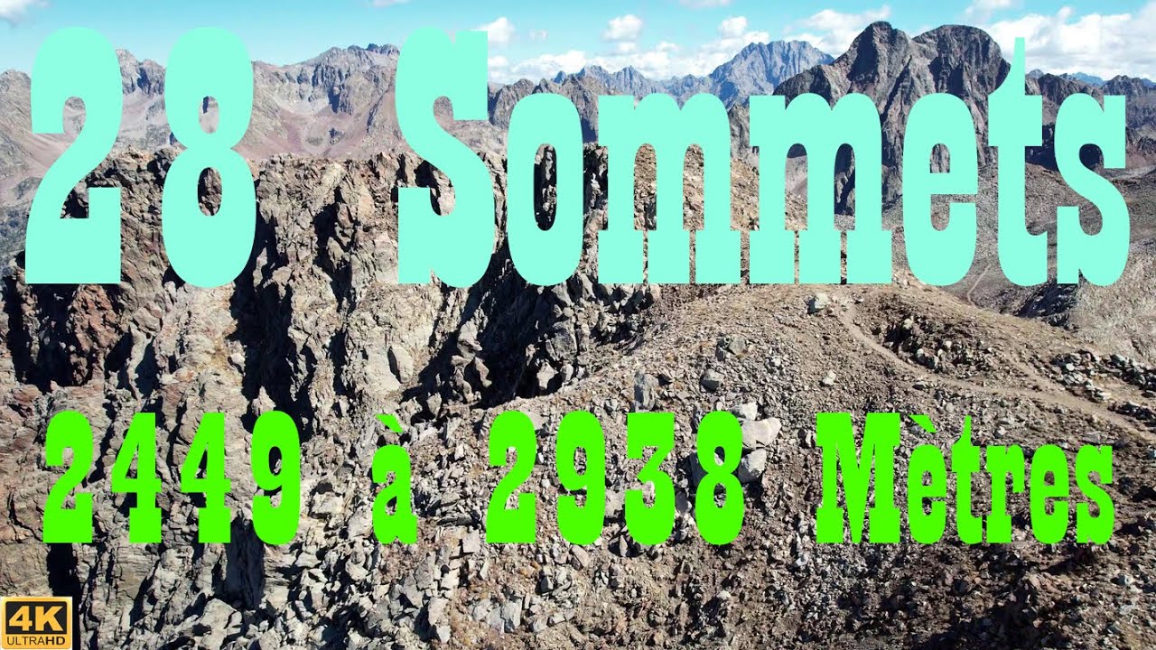 TOP 28 HAUTS sommets des ALPES du SUD de 2449 jusqu'à 2938 Mètres d ...