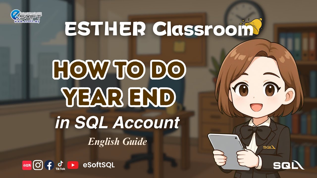 HOW TO SET YEAR END IN SQL ACCOUNT - YouTube