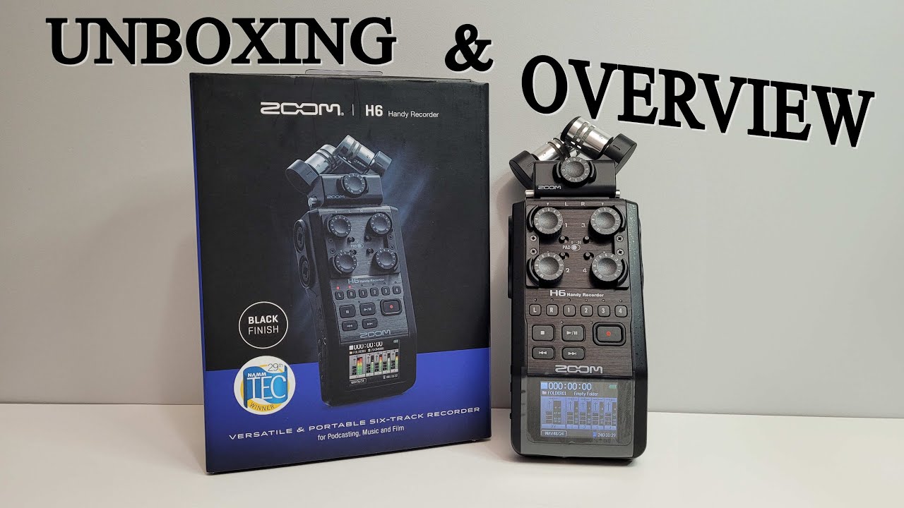 ZOOM H6 - Versatile & Portable Six-Track Recorder - YouTube