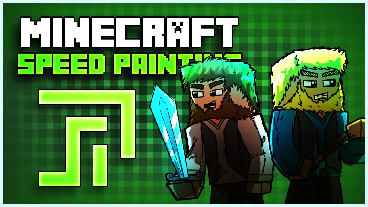 Minecraft Speed Painting - The Block - YouTube