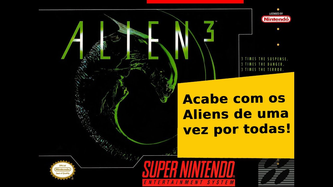 Alien 3 [SNES] - Por essa os Aliens não esperavam! - YouTube