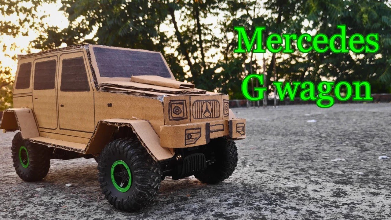 My new Mercedes G wagon || How to make RC car at home || G wagon from ...