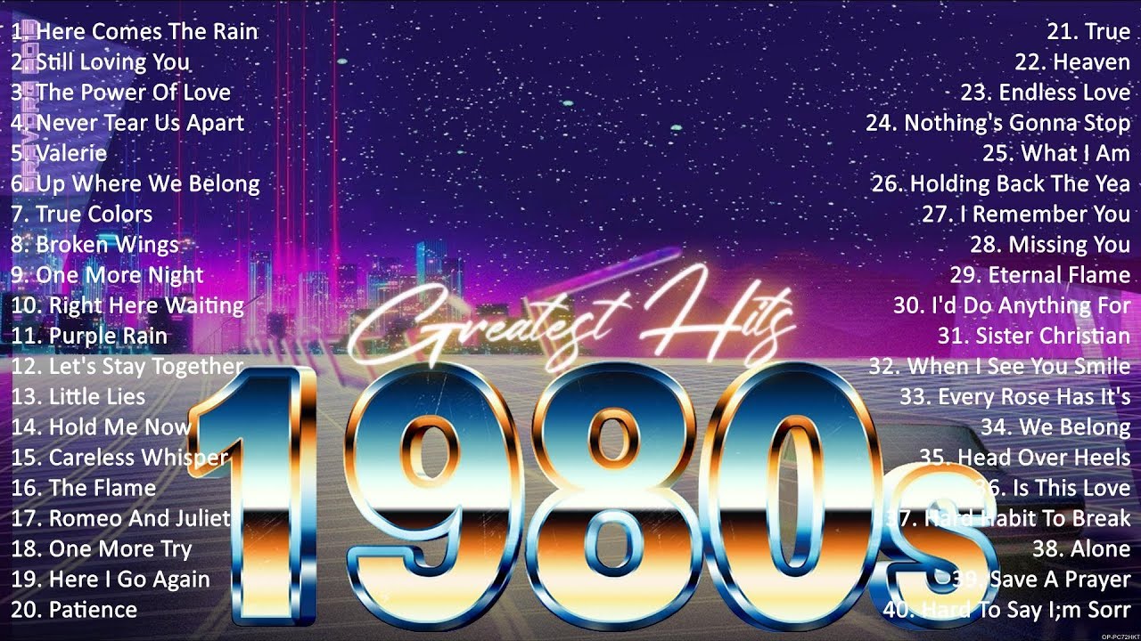 80's Greatest Hits ~ The 80's Pop Hits ~ 80's Playlist Greatest Hits ...