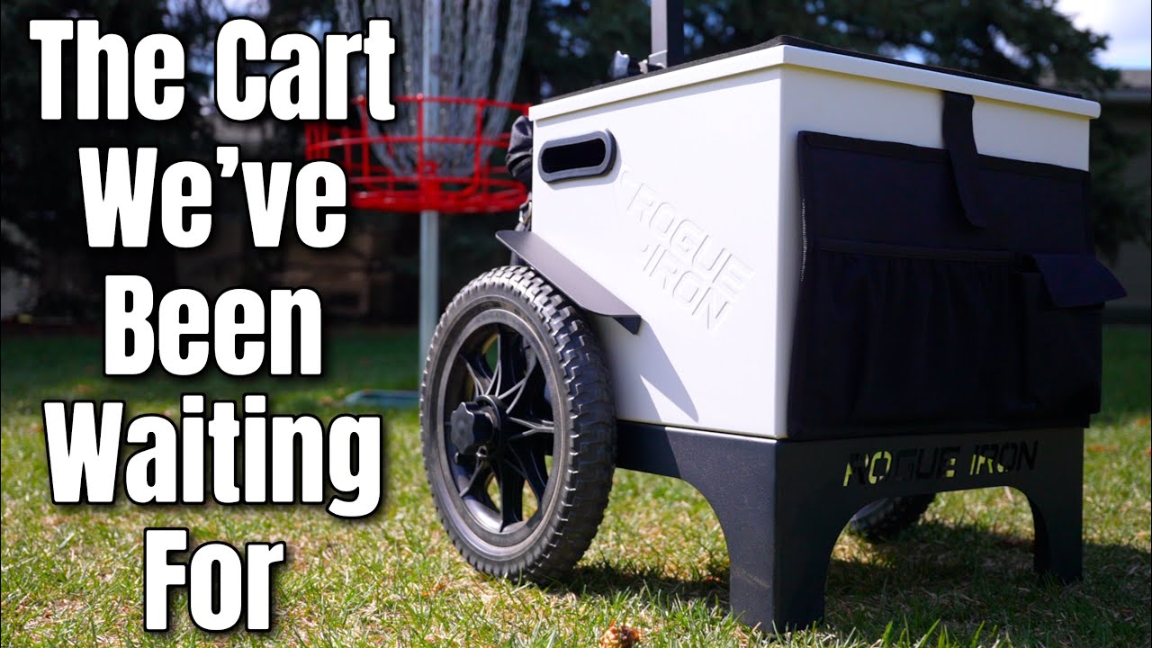 Rogue Iron Disc Golf Cart - YouTube