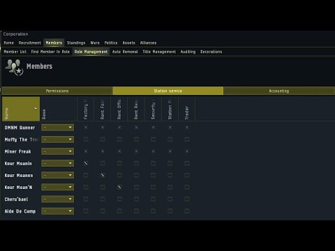 Eve online - Corporate Station Services (and accounting/wallet ...