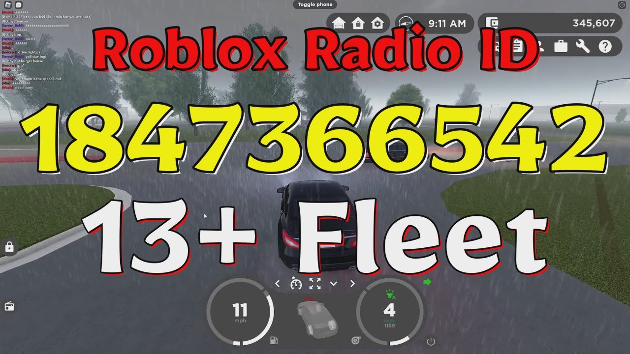 Fleet Roblox Radio Codes/IDs - YouTube