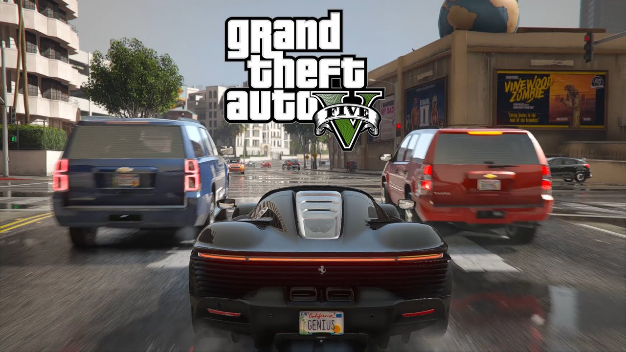 Ferrari Daytona SP3 - GTA5 | Steering Wheel Gameplay - YouTube