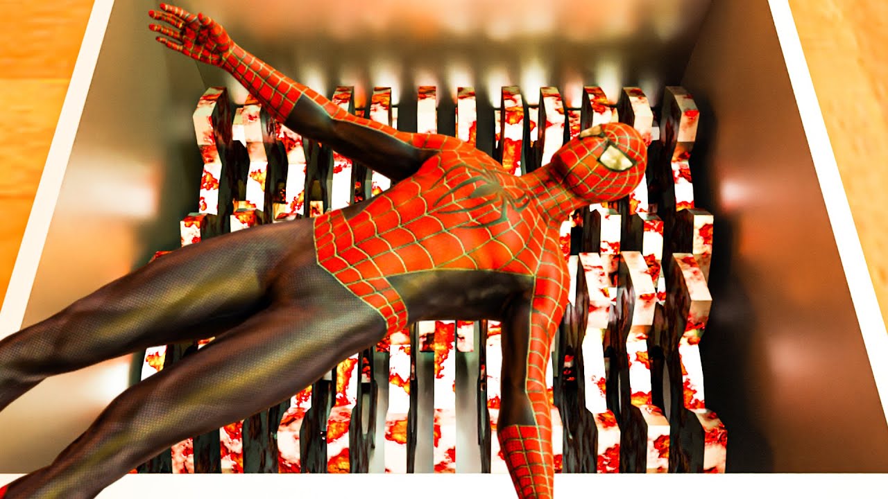 Shredding Spider Man ! - YouTube