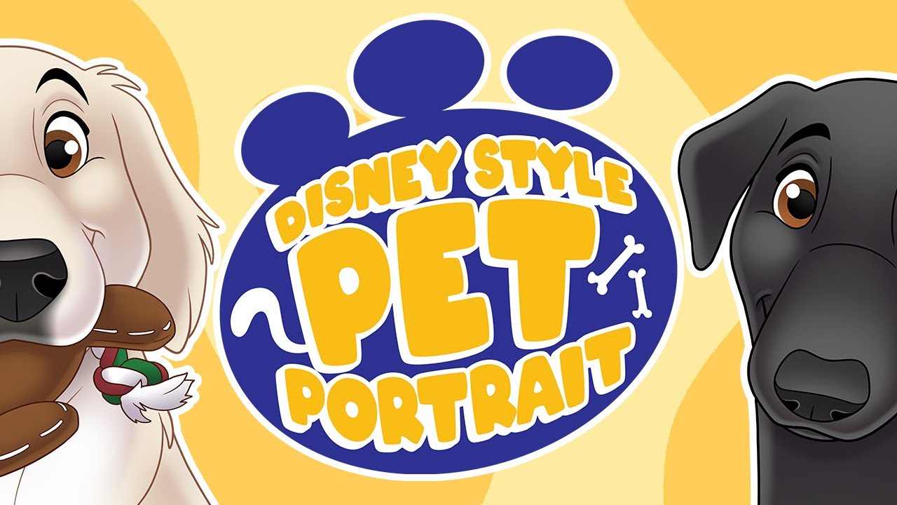 PET PORTRAIT 009 #petportrait #disneystyle #videotimelapse - YouTube