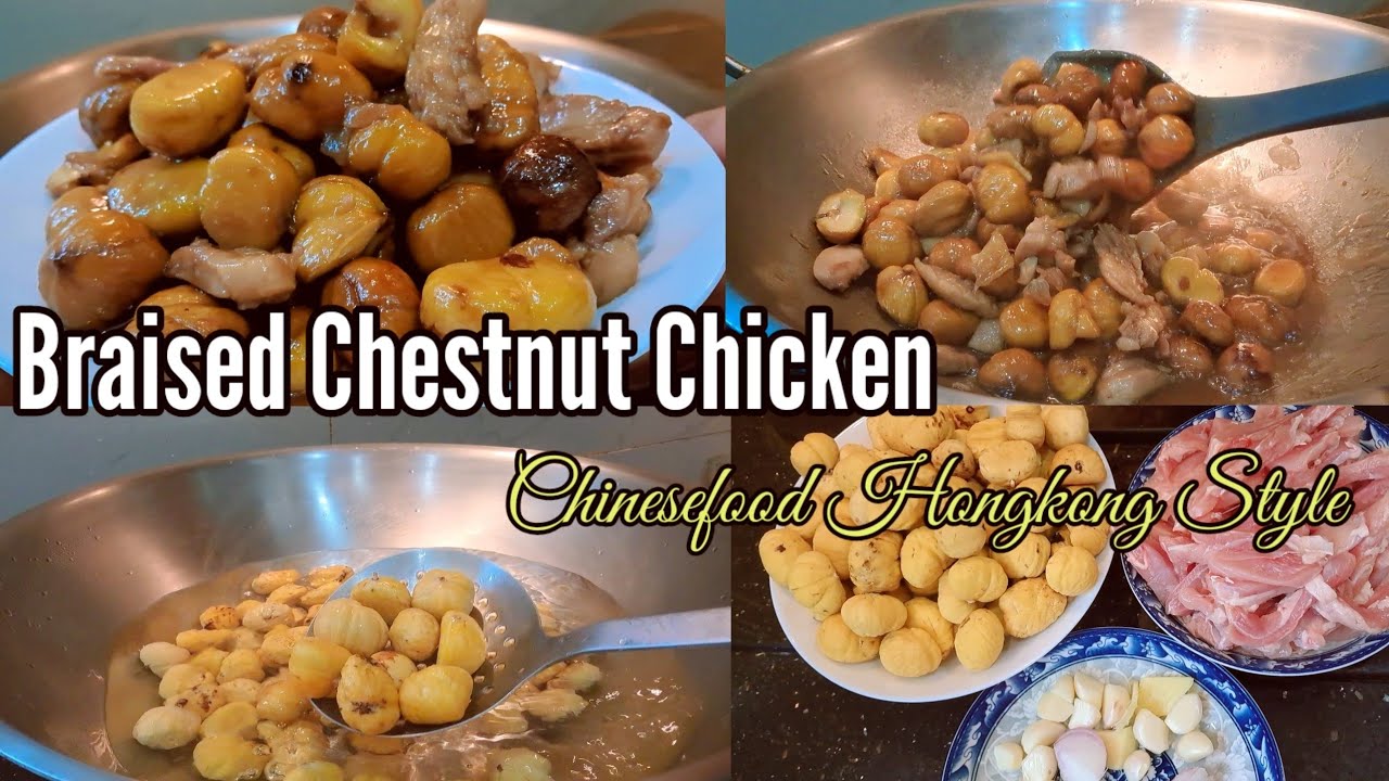 Chinesefood‼️Braised Chicken With Chestnut, Delicious Classic Chinese ...
