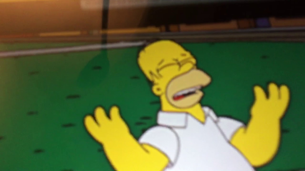 Homer is crying in the parking Area - YouTube