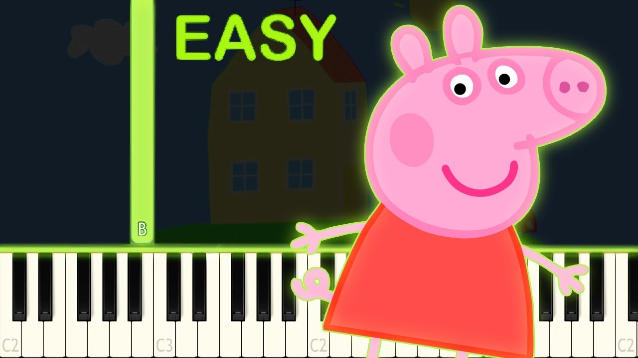 PEPPA PIG - EASY Piano Tutorial Acordes - Chordify
