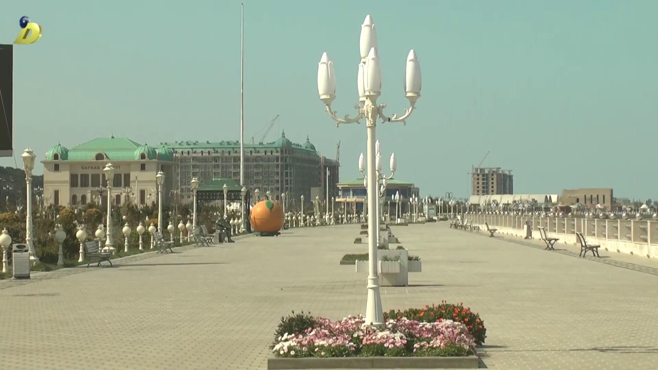 31 03 2018 Sumqayit bulvar yasilliq - YouTube