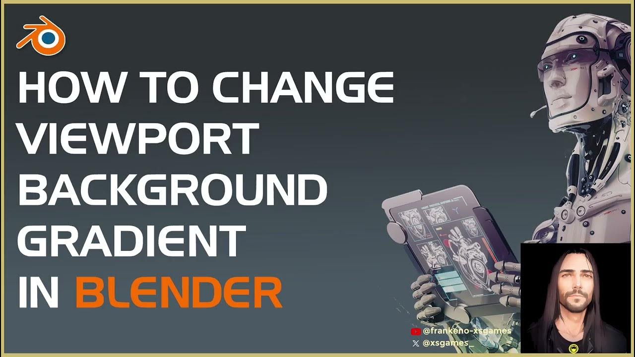 Blender Tip: How to change Viewport Background in Preferences - For beginners - YouTube