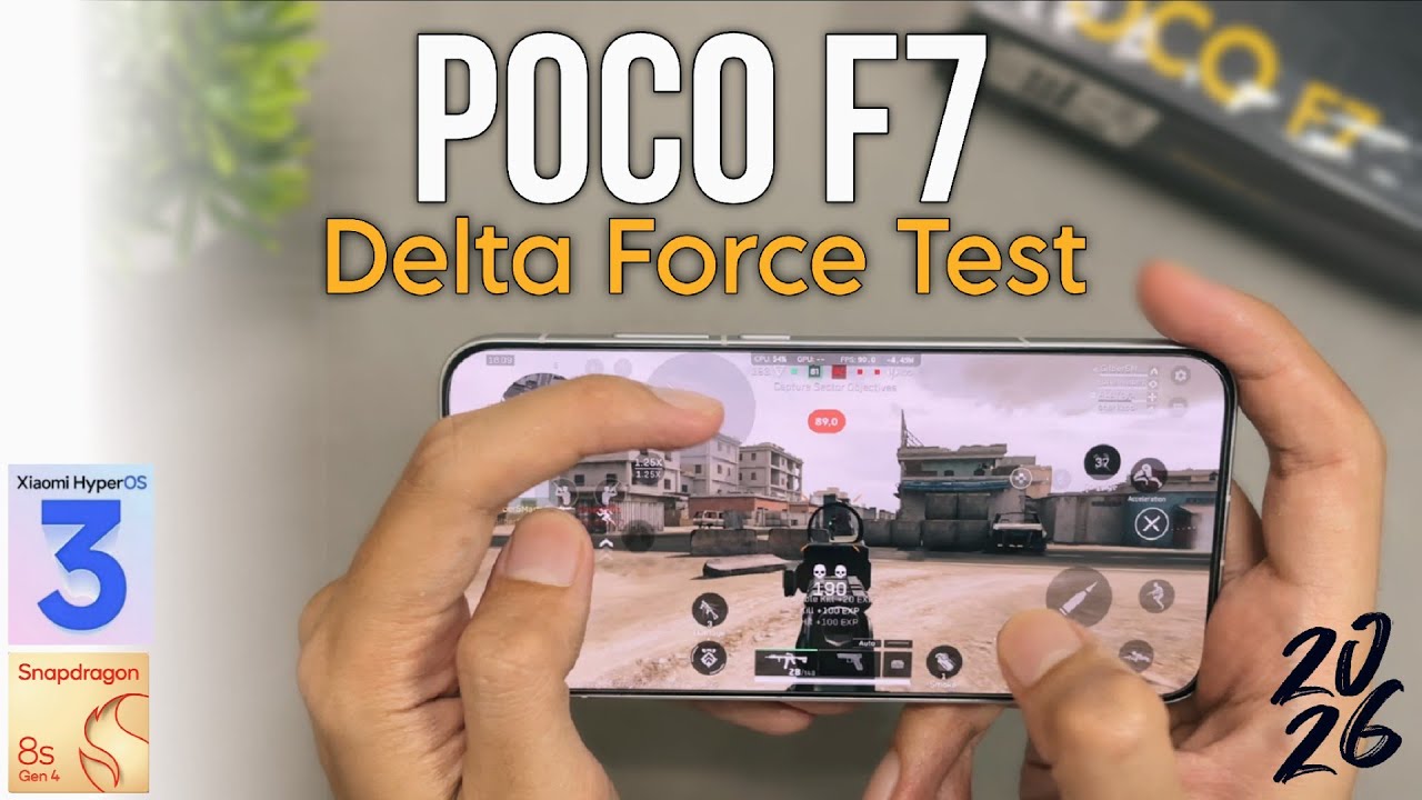 Poco F7 Snapdragon 8s Gen 4 Garena Delta Force Gaming Test After Update ...