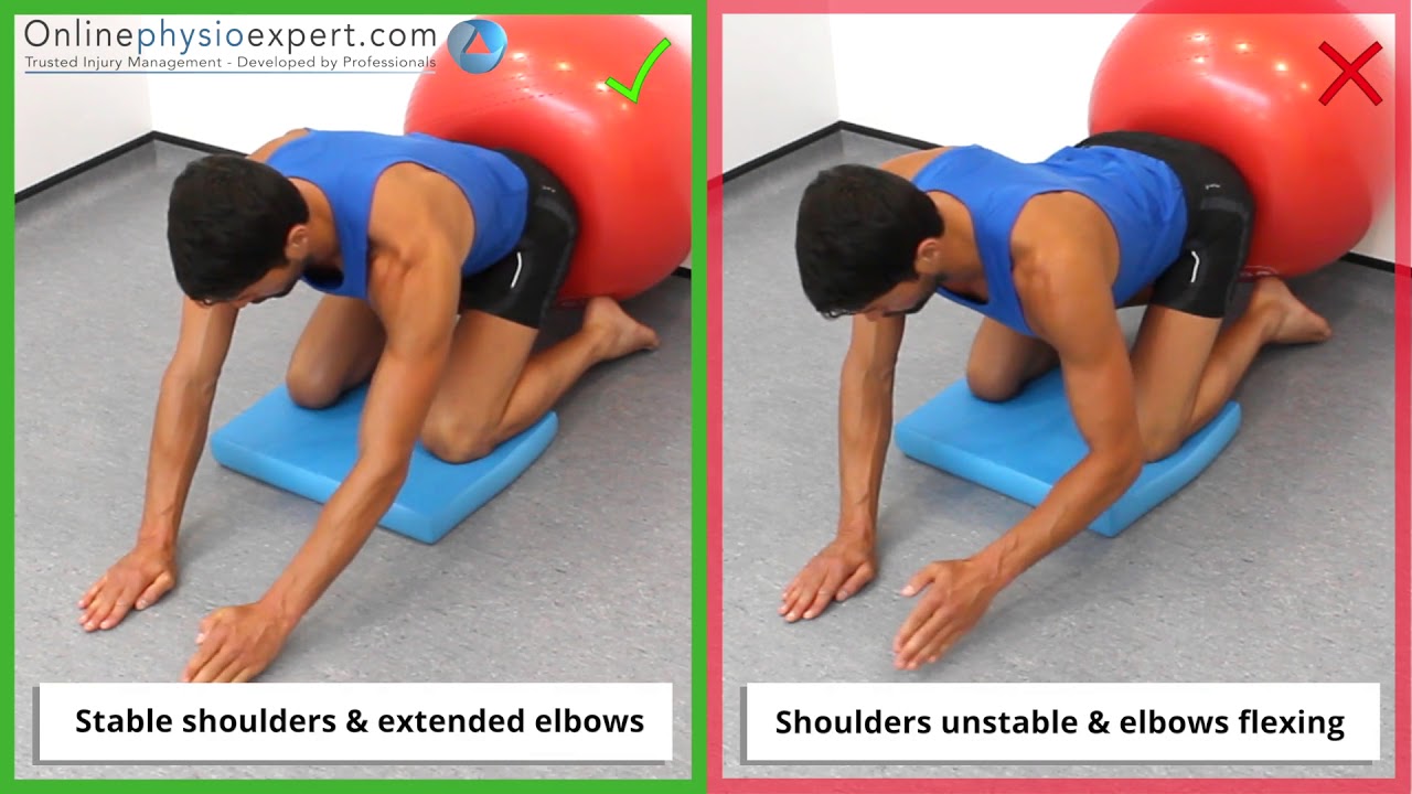 4 point shoulder push strength 2 - YouTube