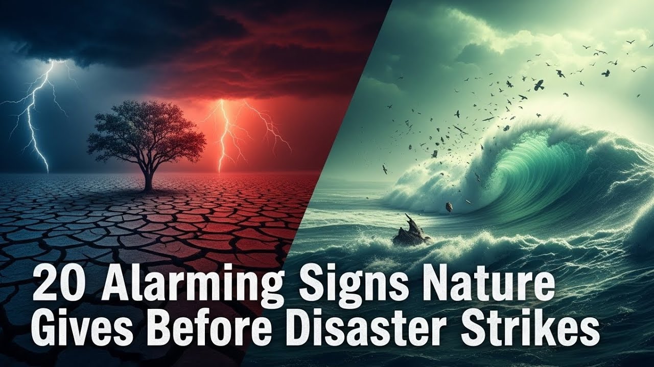 20 Alarming Signs Nature Gives Before Disaster Strikes - YouTube