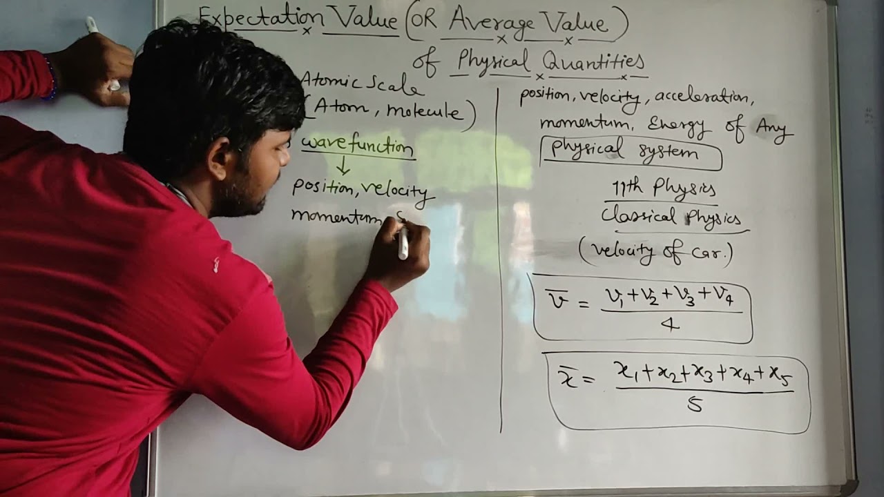 Quantum Mechanics-13, Expectation Value. - YouTube