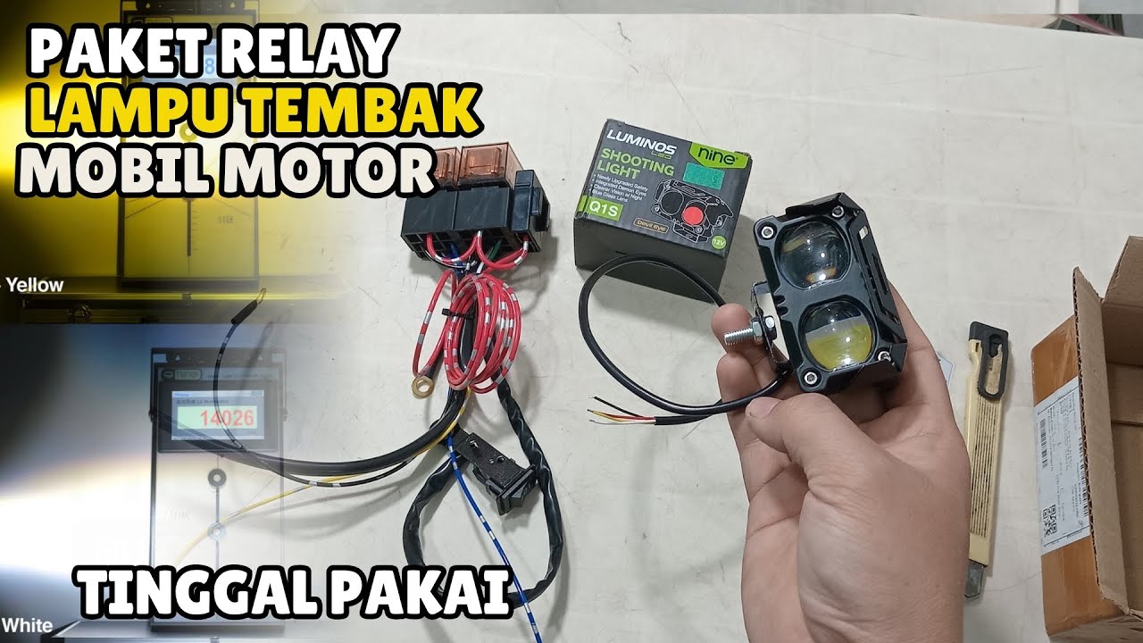 PASANG RELAY LAMPU TEMBAK ANTI RIBET! Review Paket Relay PnP Mobil ...