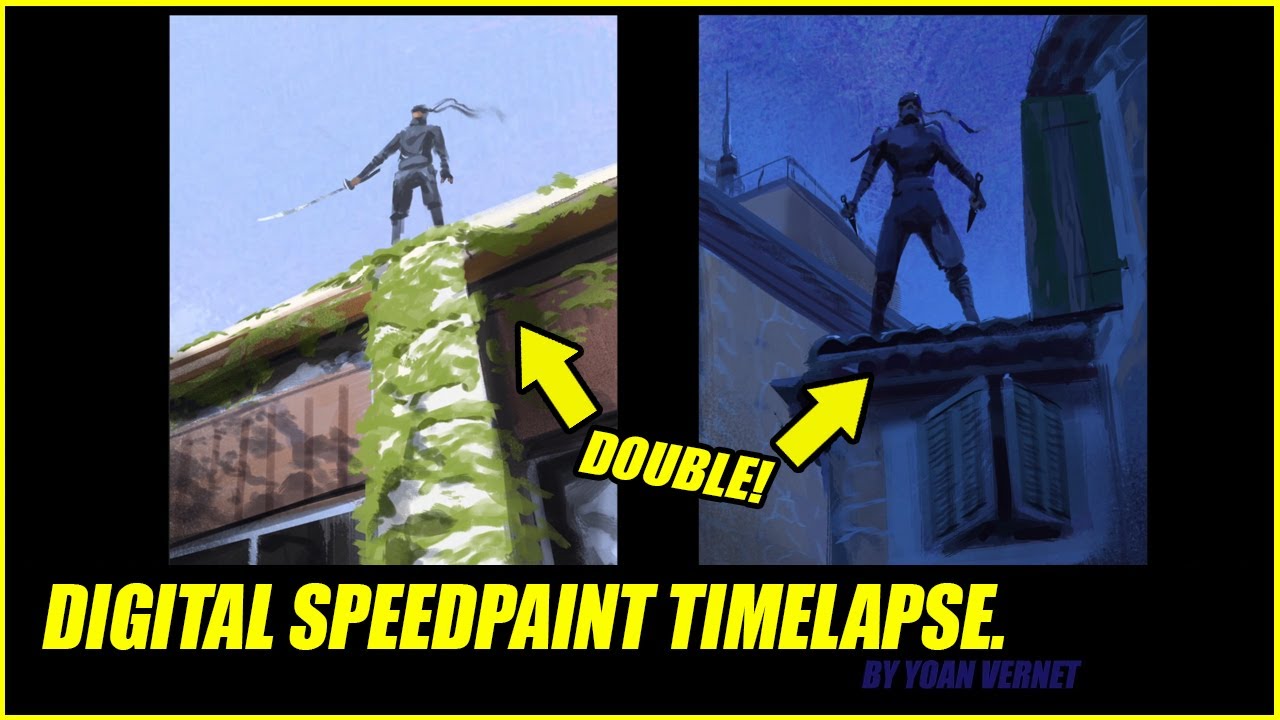 Digital Speedpaint Timelapse - YouTube