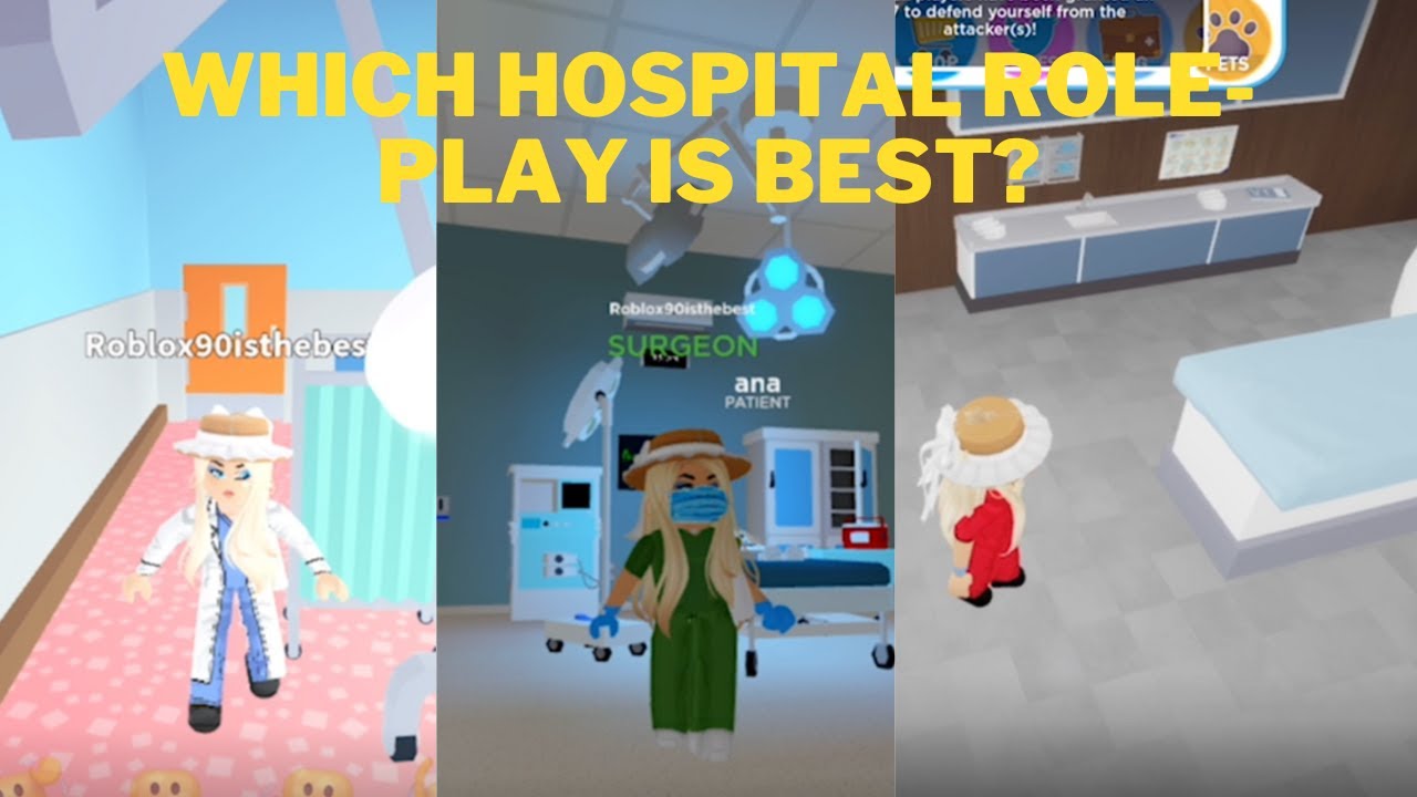 What's the best hospital role-play game in roblox?|| Central, Heartbeat ...