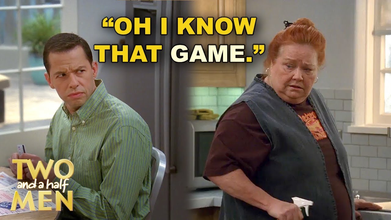 A Game of 7-Card Screwed | Two and a Half Men - YouTube